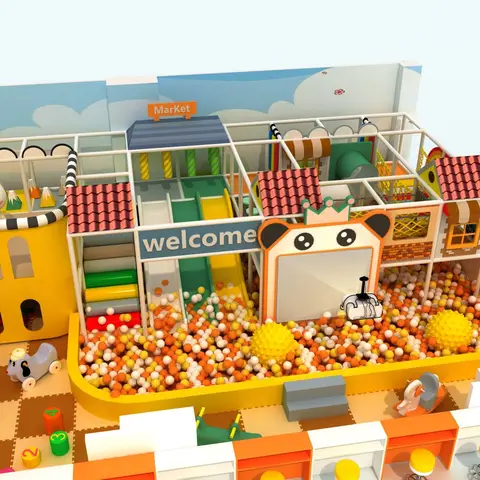 Buy Custom Ball Pools Trampoline Park Kids Naughty Castle Kids Soft ...