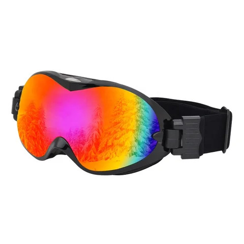Buy Custom Logo Safety Goggles Anti Fog And Snow Ski Glasses For ...