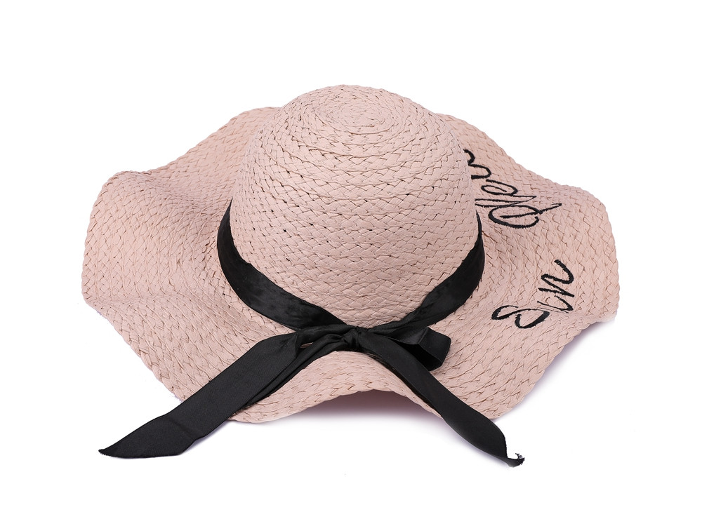 Buy Custom Printing Paper Straw Panama Hat Wide Brim Ribbon Printing ...