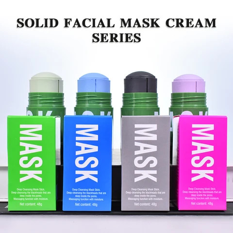 Buy Deep Cleansing Mask Pink Clay Mask Stick Natural Facial Moisture ...