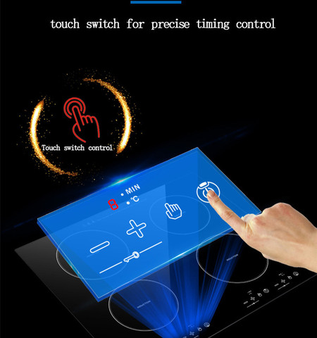 Buy Double Hobs 2 Plate Induction Cooker Factory Two Burners Electric ...