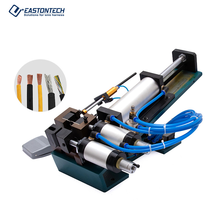 Buy Ew-330 Bevel Pneumatic Wire Striper Machine , Copper Wire Stripper ...