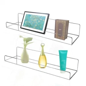 Buy Floating Toy Display Shelf Clear Acrylic Wall Organizer Shelves ...