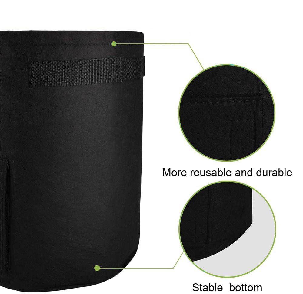 Buy Geotextile Planting Felt Fabric Planter Fabric Pots Grow Bags from ...
