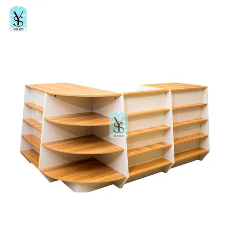 Buy Innovative Mdf Wooden Color Multi Layers Cashier Counter Wood Color ...