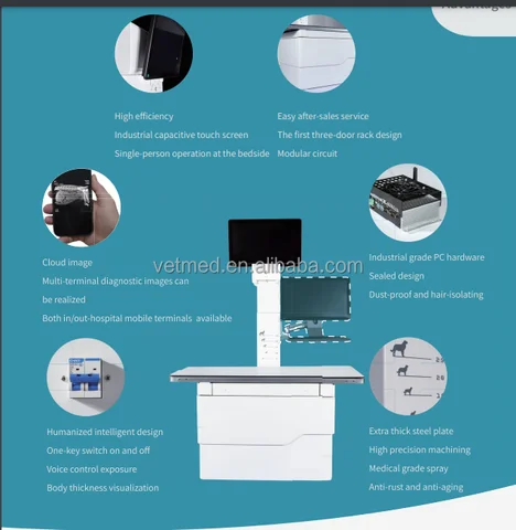 Buy Medical Digital Vet Dr X-ray Table Small Animal Xray Fluoroscopy ...