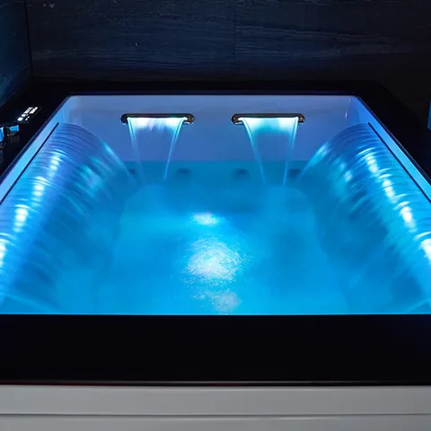 Buy Modern And Minimalist White Rectangular Single Person Spa Bath With ...