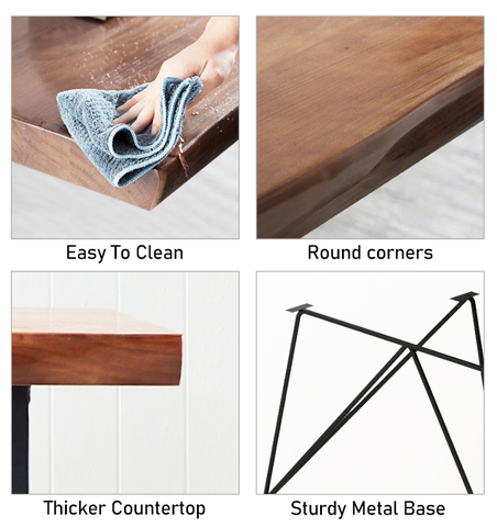 Buy Modern Design Rectangle Mdf Restaurant Wooden Dining Table With ...