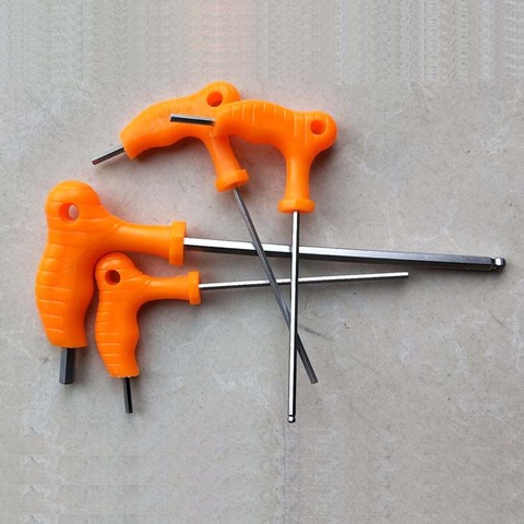 Buy Plastic Handle Allen Key Hex End Ball End Screwdriver Wrench T ...