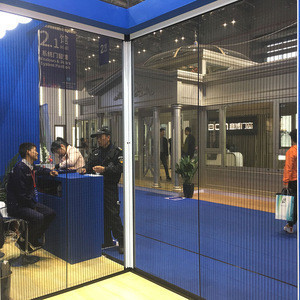 Buy Pleated Mesh Folding Fly Screen Platform Screen Door Fireproof ...