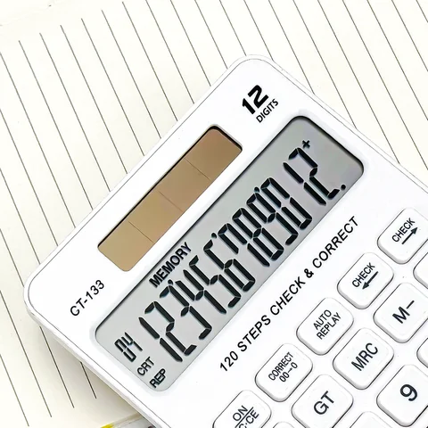 Buy Real Solar Powered Dual Power 12 Digit Calculator - Advanced ...