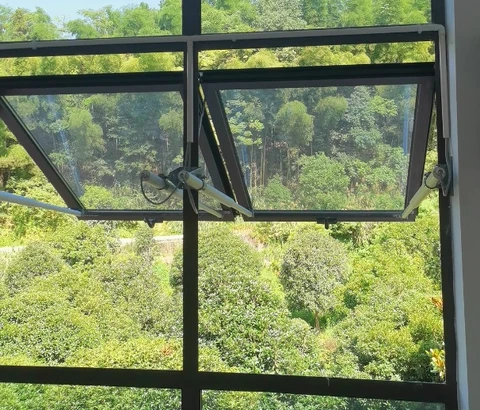Buy Rg50 Top Hung Window Double Glazed Aluminum Top Hung Awning Window ...
