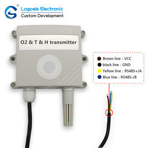 Buy Rs485 Digital Temperature And Humidity Controller Home Gas Detector ...