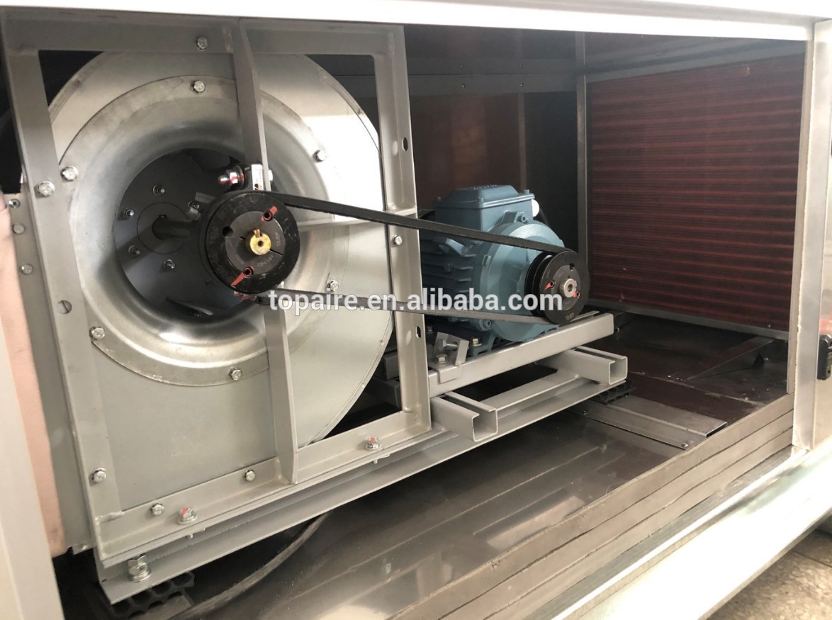 Buy Stainless Steel Cover Double Skin Ahu With Copper Tube Copper Fins ...