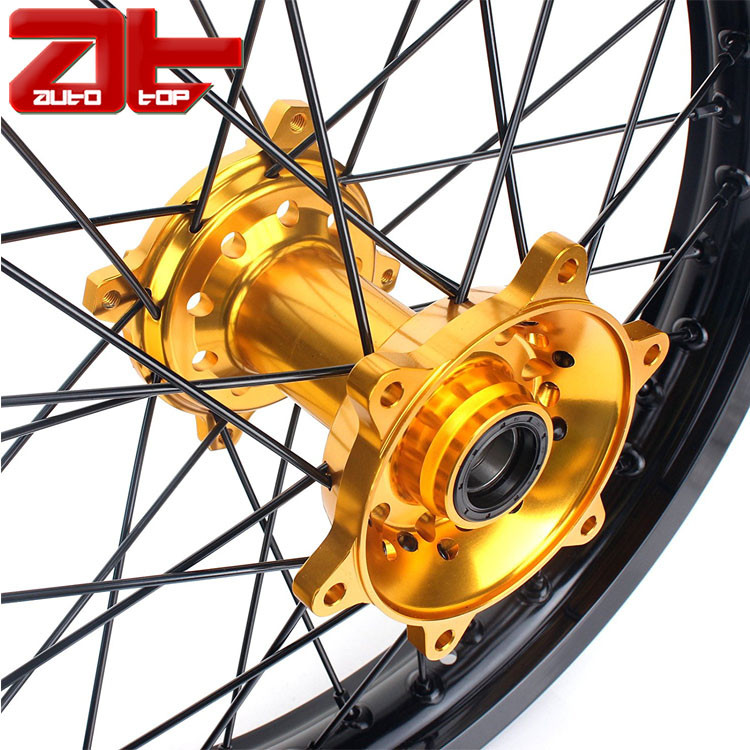Buy Supermoto Complete 40 Spoke Motorcycle Wheel Rim With Wheel Hub And ...