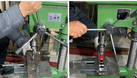 Buy Vertical Drilling Tapping Machine Three Function Desktop New ...