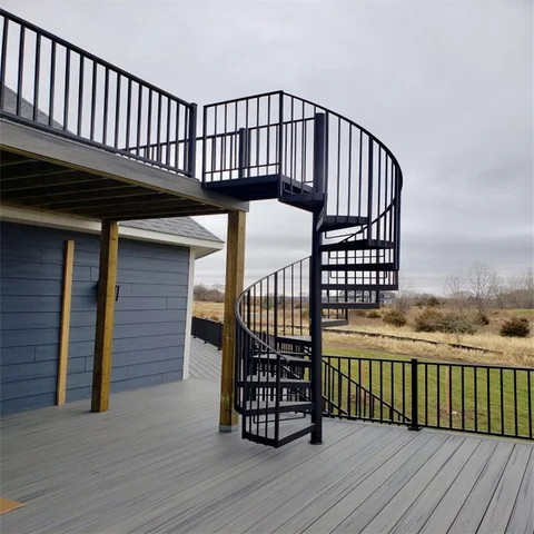 Buy Villa Small Spiral Stair Space Saving Stainless Steel Galvanized ...