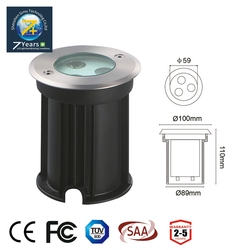 Buy Waterproof Recessed In-ground Driveway Lights Buried Led Inground ...