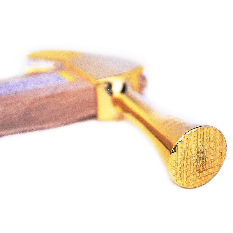 Buy Marukin-jirushi Temporary Frame Hammer [gold-plating] Snak Bent ...