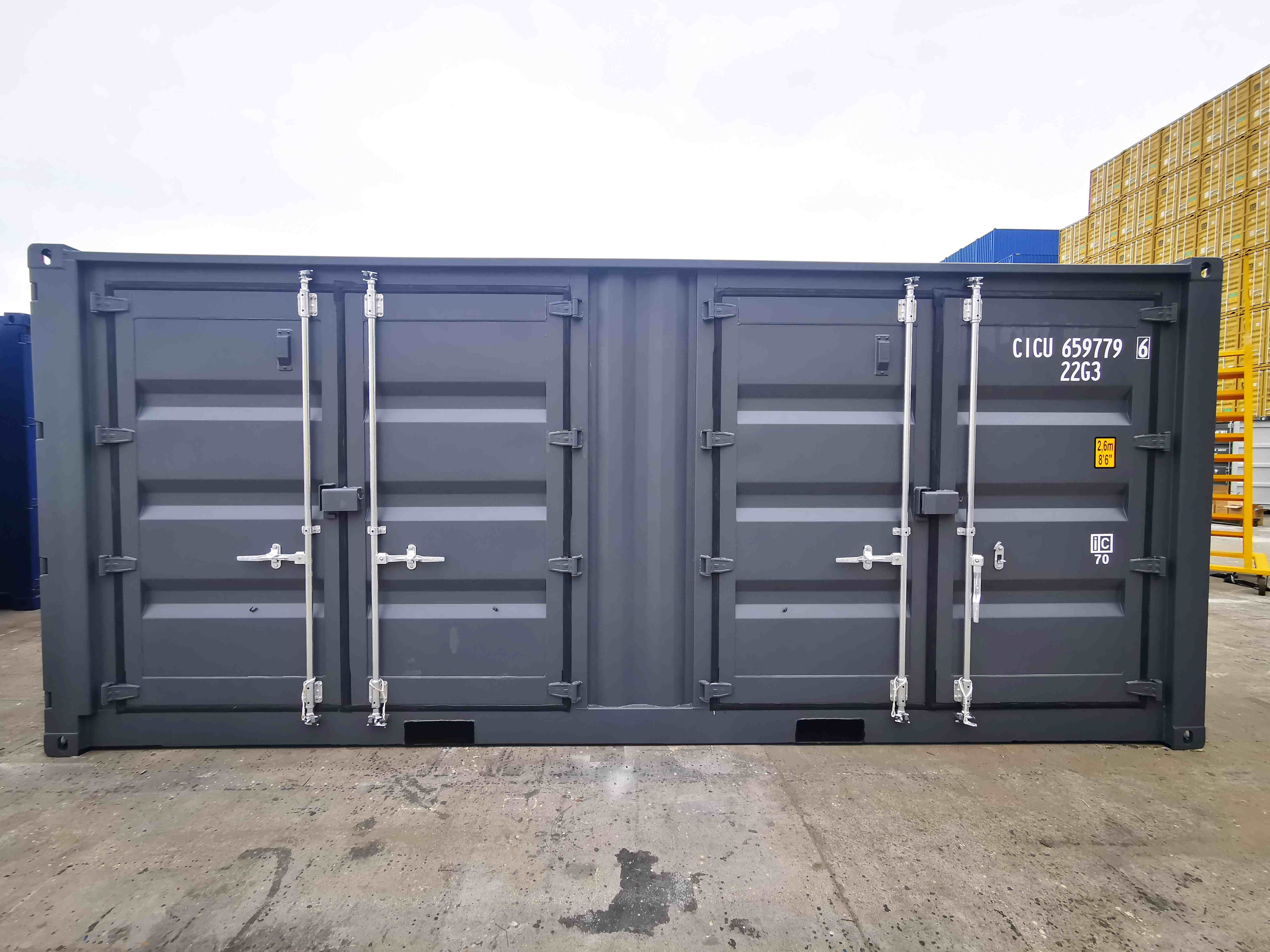 Buy Open Side Container 20ft 40ft Shipping Container With 2 Doors from ...