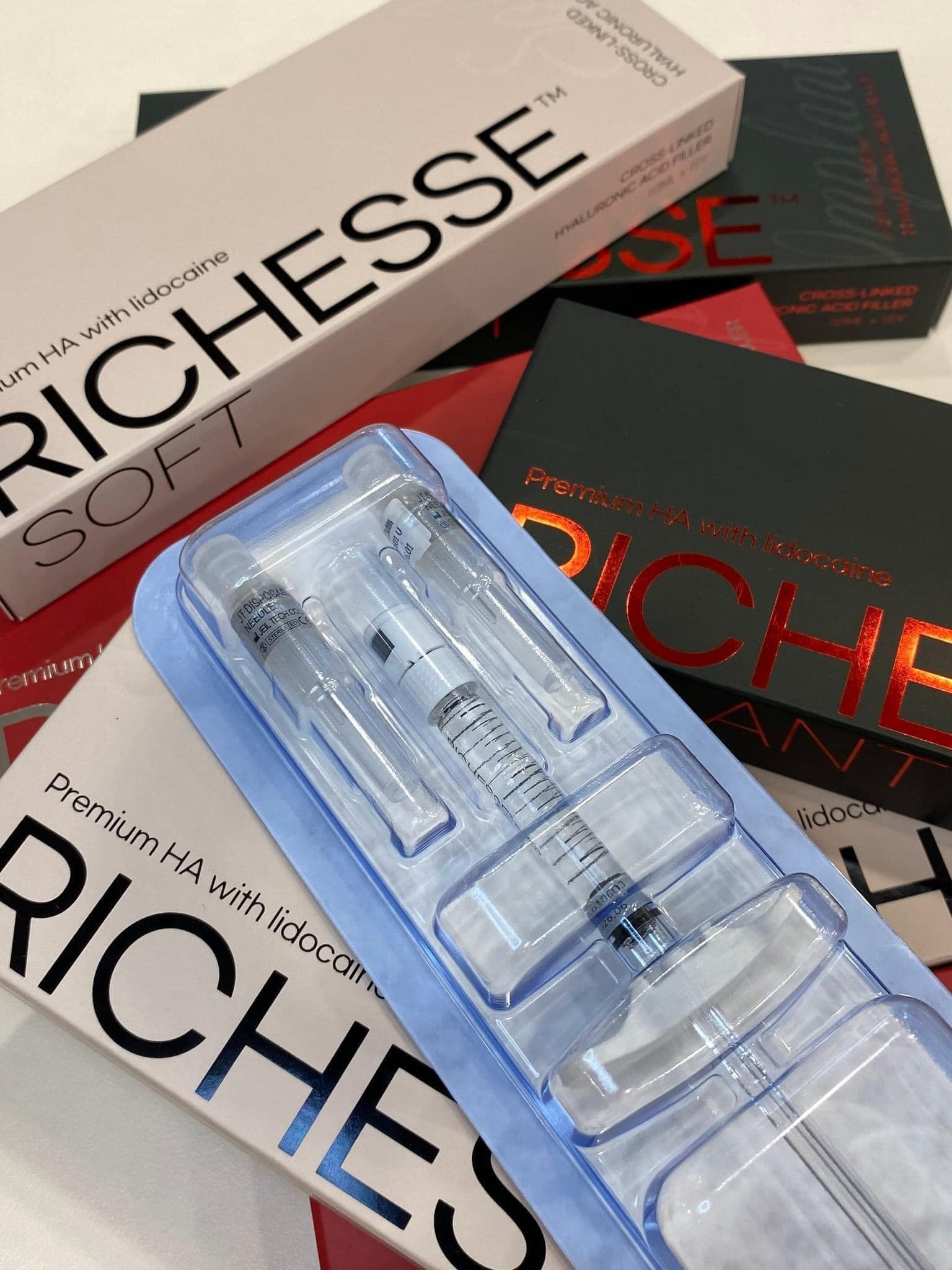 Buy Filler Richesse 1ml Cross Linked Injectable Hyaluronic Acid Dermal ...