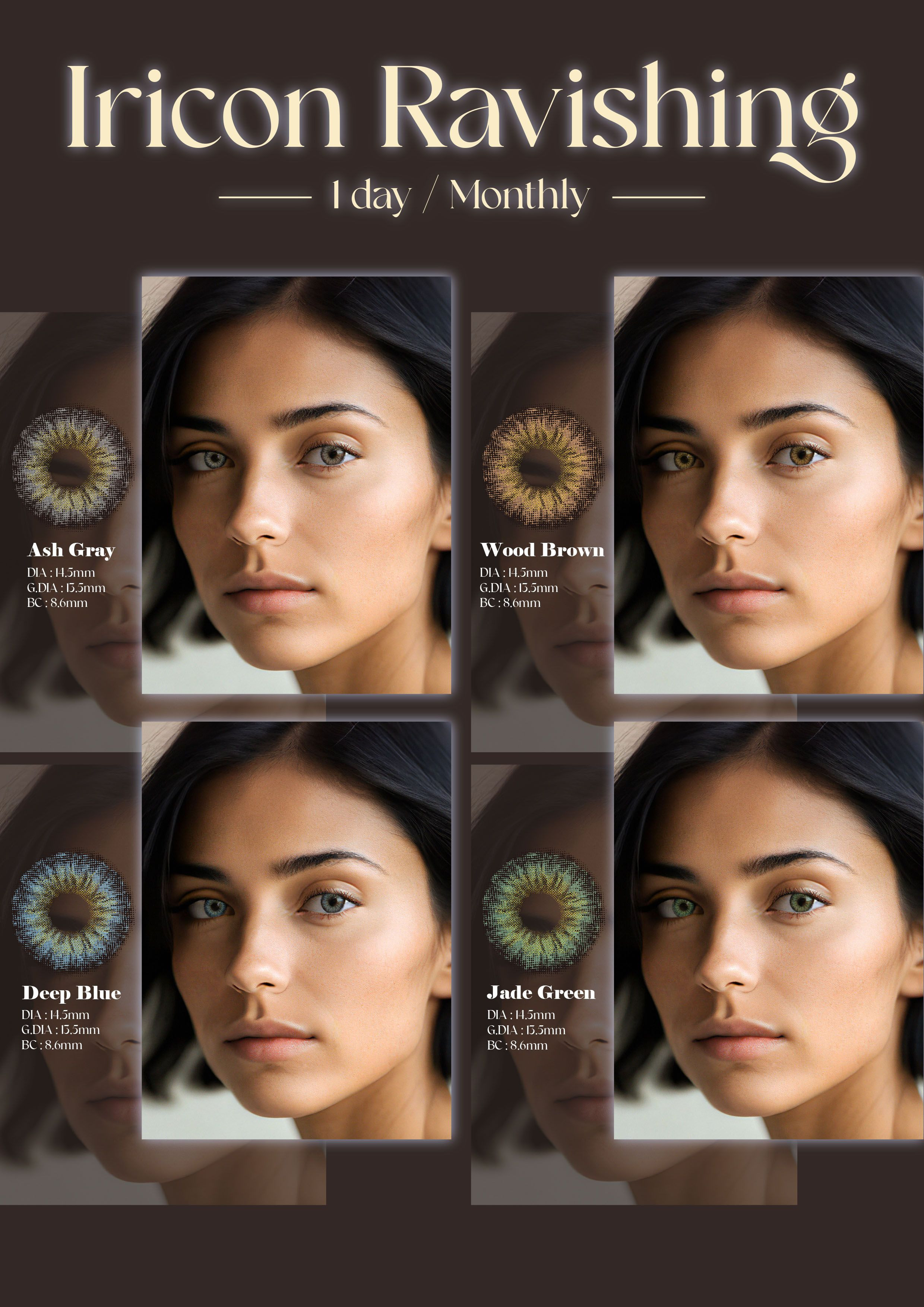 Buy Iricon Ravishing Series - New Color Lenses from KWIN CO.,LTD ...
