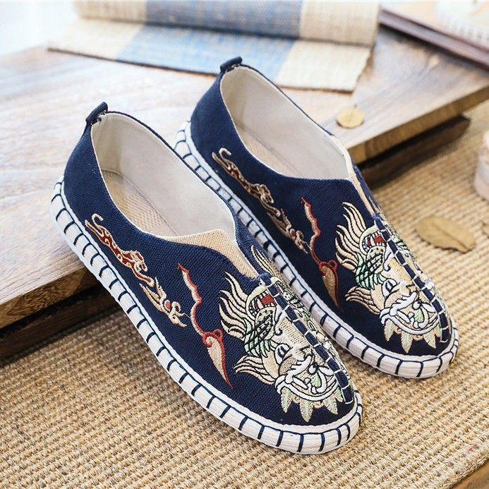 Buy Casual Embroidered Men's Shoes Msh-001 from Yunnan Yaolu ...