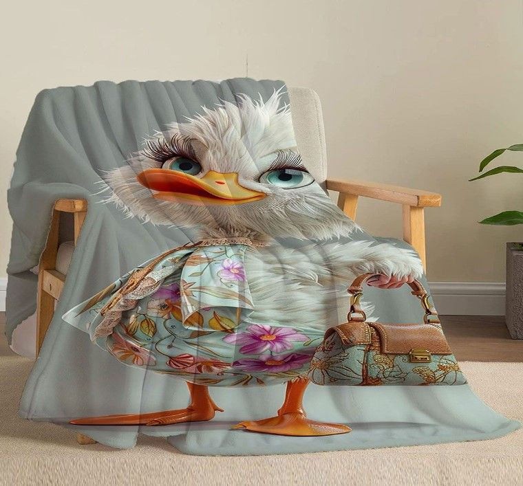 Buy Cartoon Duck Flannel Print Blanket from Zhejiang Yiwu Yinxiang Home ...