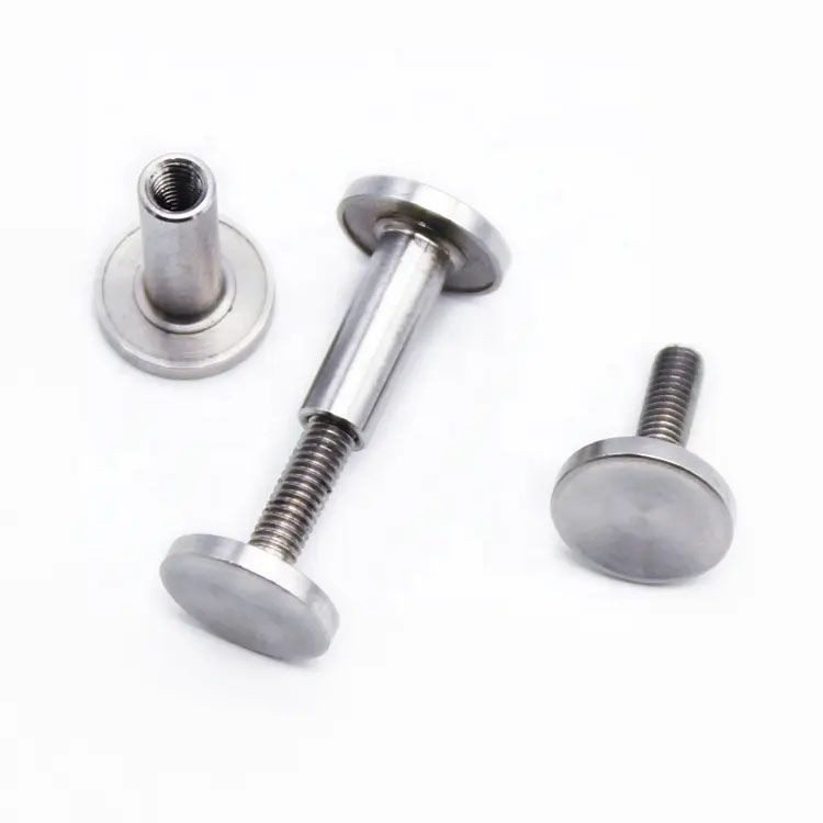 Buy Custom Aluminum Nonstandard Fastener Male And Female Screw Turning ...