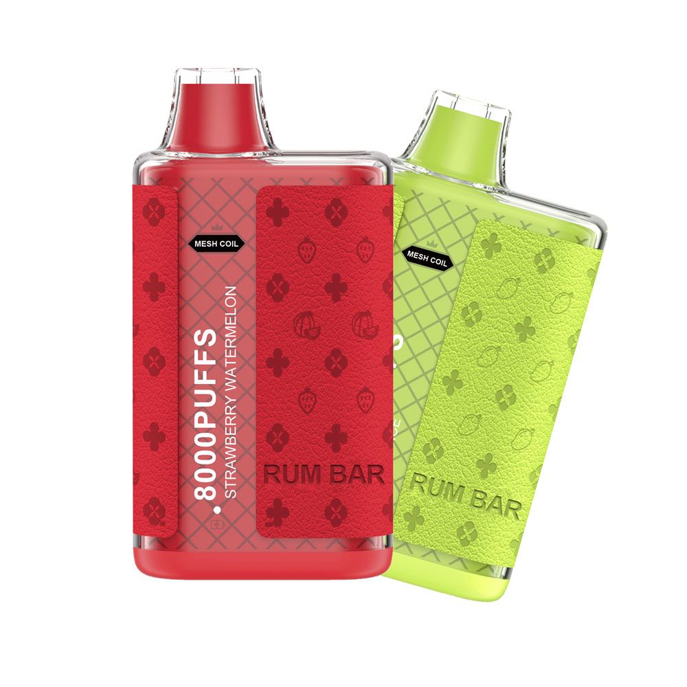 Buy New 8000 Puff Disposable Vape Pen 10 Flavors E Cigarette Mesh Coil ...