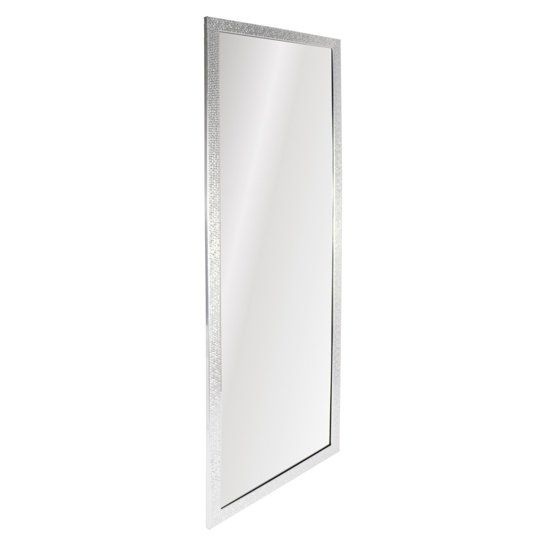 Buy Silvery Rectangular Mirror Made By Ps And Mirror For Home Living ...