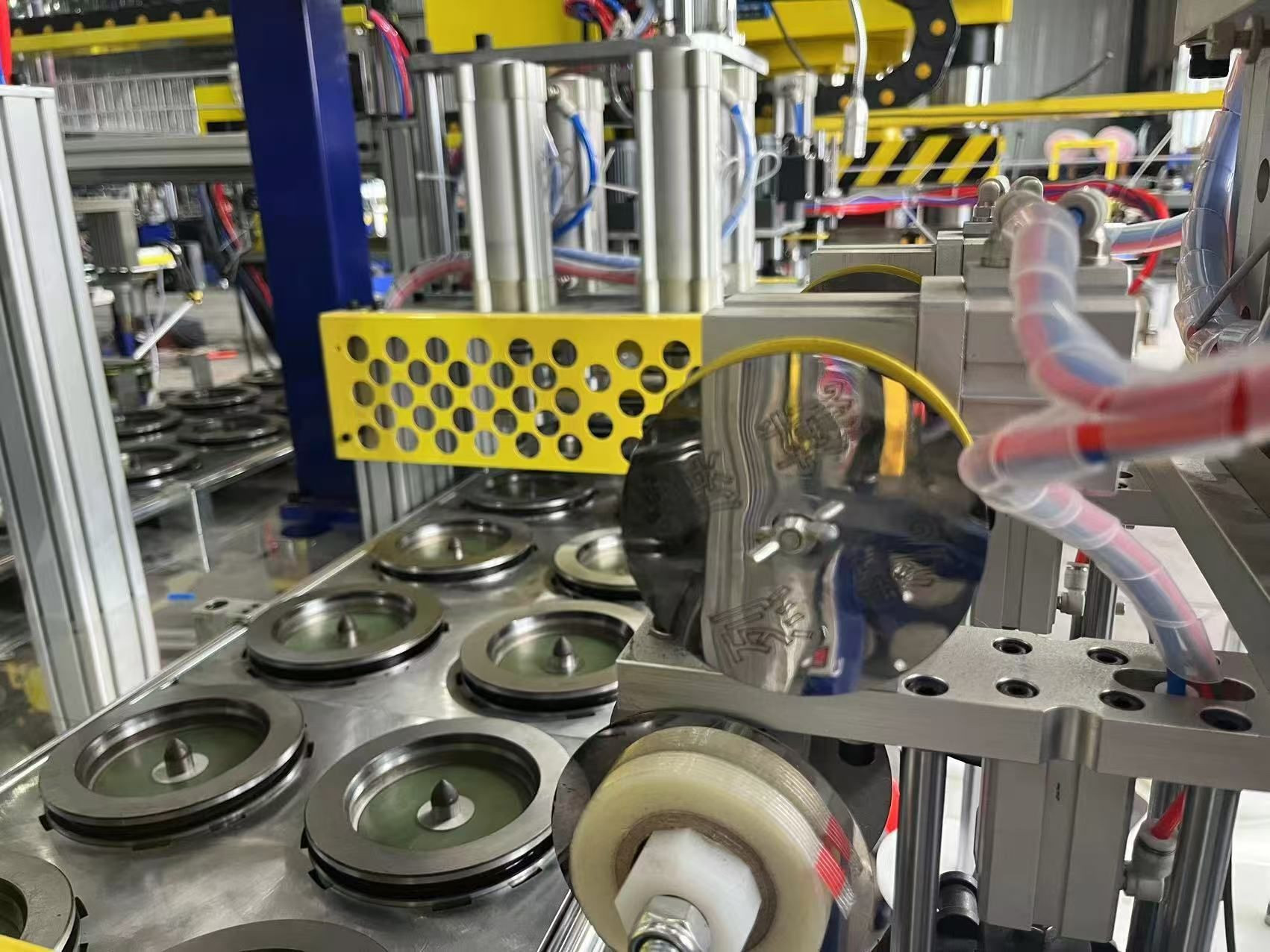 Buy Automatic Grinding Disc Pressing Machine Abrasive Cutting Disc ...