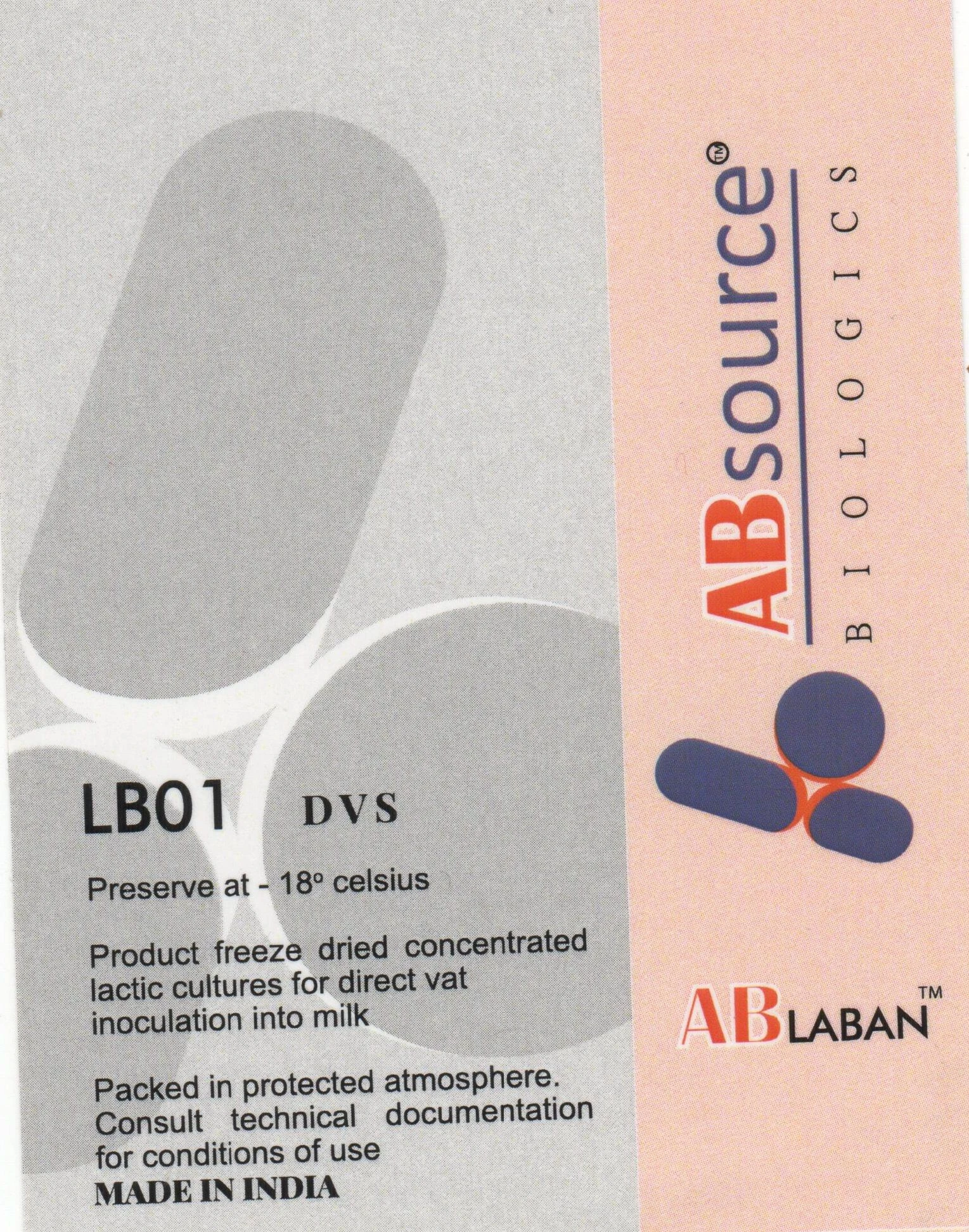 Buy Starter Culture For Laban / Labneh from ABsource Biologics Pvt. Ltd ...