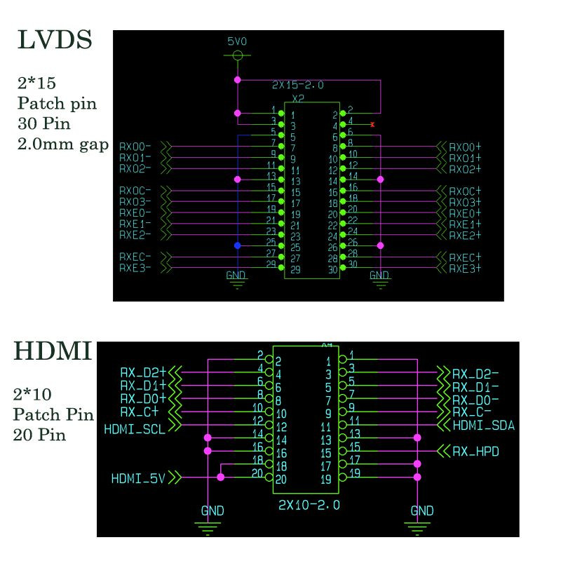 Buy Lvds To Hdmi Signal Converter Board Lvds To Hdmi Driver Board from ...