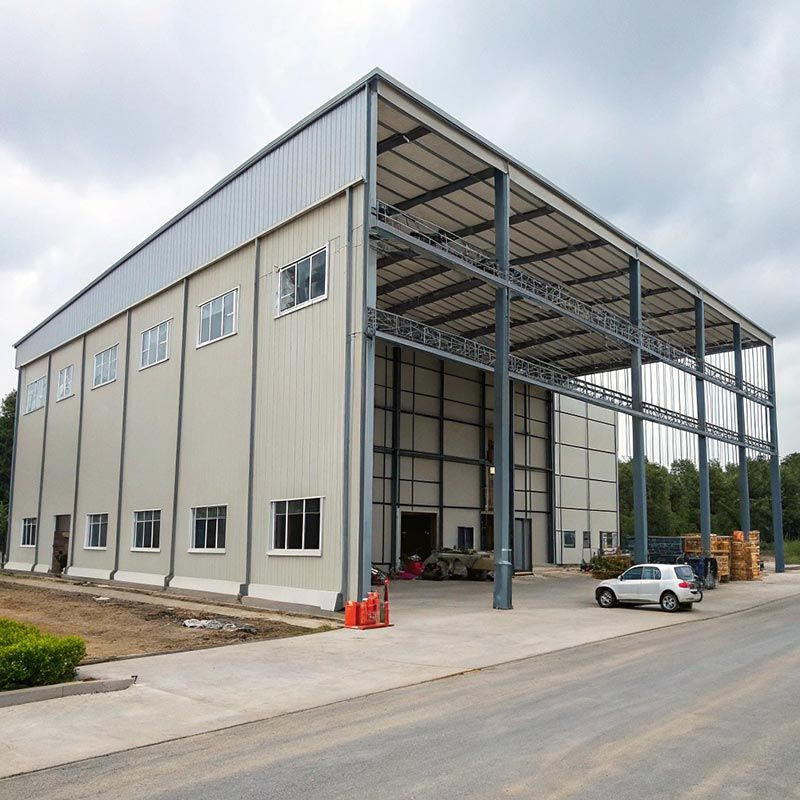 Buy 2-story Steel Warehouse High-rise Steel Structure Office Building ...