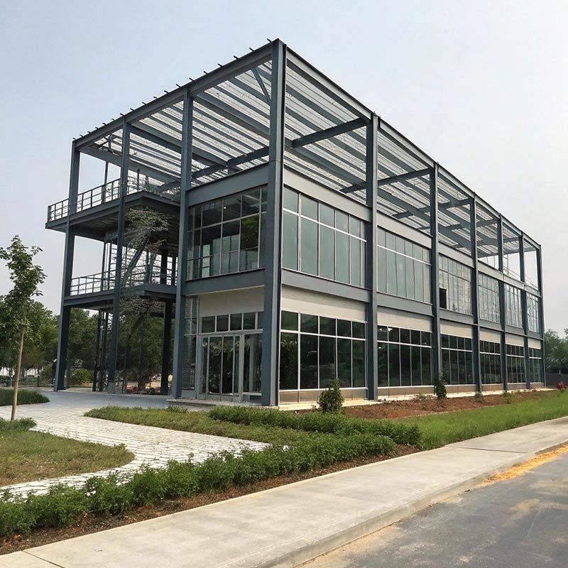 Buy 2-story Steel Warehouse High-rise Steel Structure Office Building ...