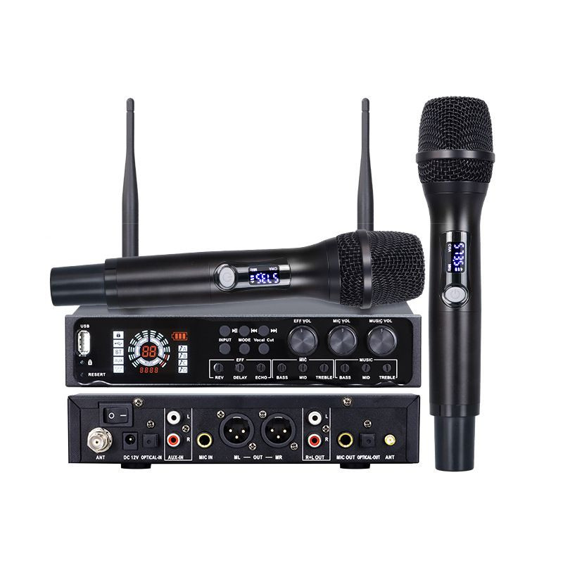 Buy Stage Karaoke Ktv Host Dedicated Wireless Microphone With Preamp Effect And All-in-one ...