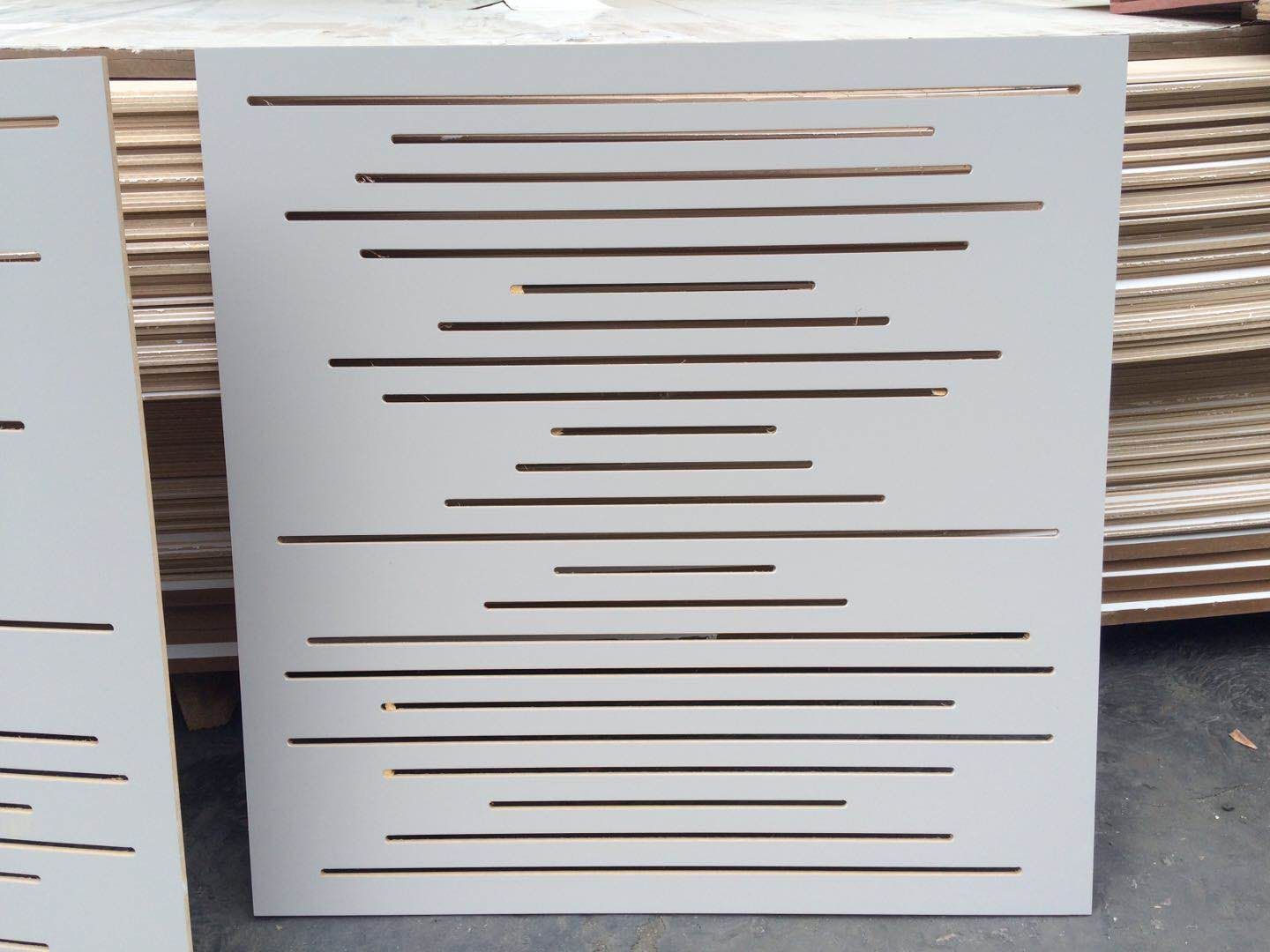 Buy American Style Curve Fluted Sound Insulation Mdf Board Perforated ...