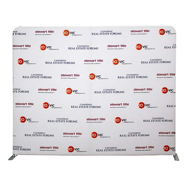 Buy 10ft Straight Curve Custom Pop Up Backdrop Wall Advertising Trade ...