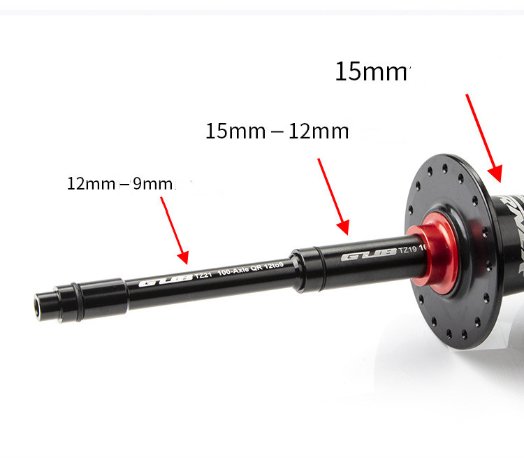 Buy 12mm To 9mm Thru Axle Adapter Front Quick Release Wheel Hub ...