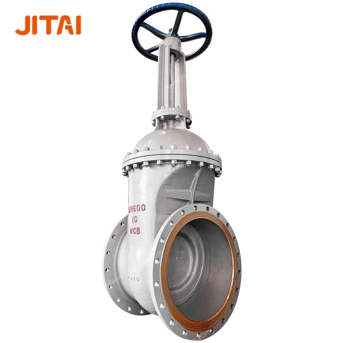 Buy 24 Inch Flanged Manual Gate Valve For Steam Condenser from JITAI ...