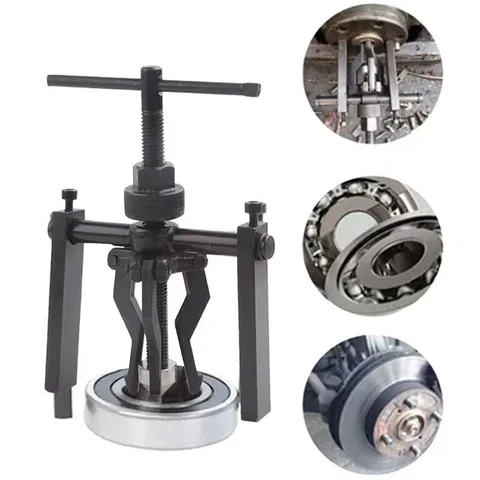 Buy 3-jaw Inner Bearing Puller Gear Extractor Heavy Duty Roller ...