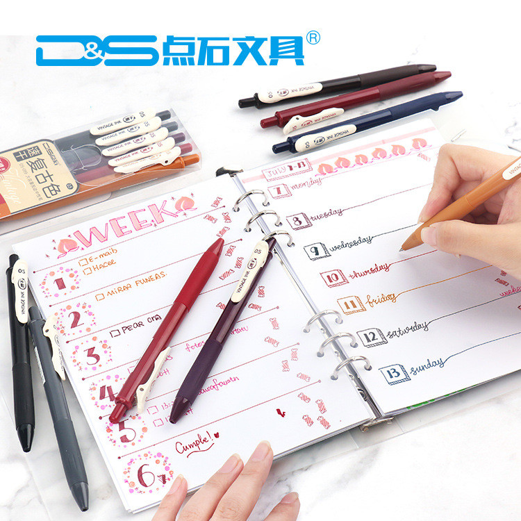 Buy 4 Designs Cartoon Signature Pen Plastic Neutral Ink Pen Wholesale ...