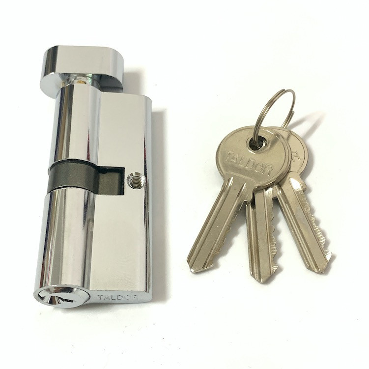 Buy 70mm Aluminum Alloy Cylinder Lock (brass Core) High Quality Single ...