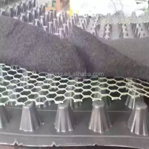 Buy 8-30mm Hdpe Dimpled Plastic Drainage Sheet Waterproofing Drainage ...