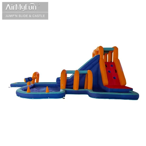 Buy Airmyfun Inflatable Bouncer Air Double Water Slide Jumping Bouncy ...