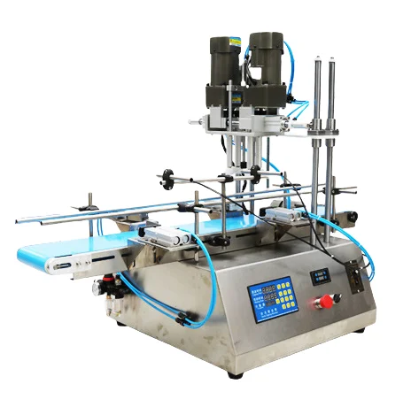 Buy Automatic Desktop Pneumatic Plastic Cap Screw Machine Cosmetics ...