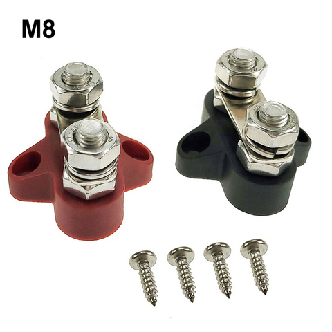 Buy Battery Power Distribution Terminal Block Set 48v Dc 80a M8 Dual ...