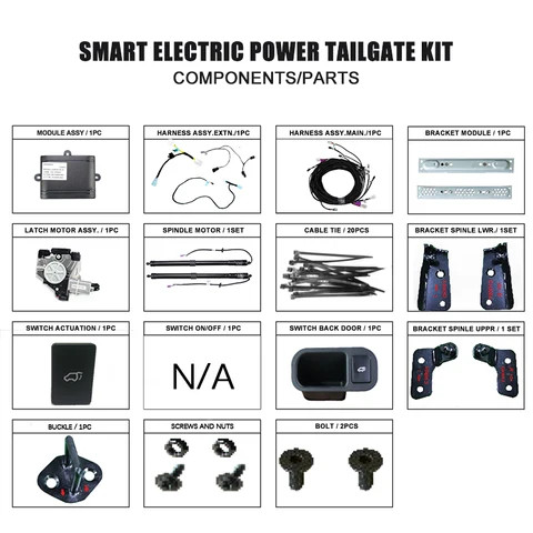 Buy Car Smart Trunk Lifter Electric Tailgate Key Remote Control Foot ...