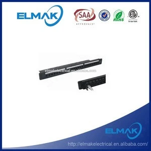 Buy Cat5e 24 Ports Ftp Patch Panel from Ningbo Elmak Electrical Co ...
